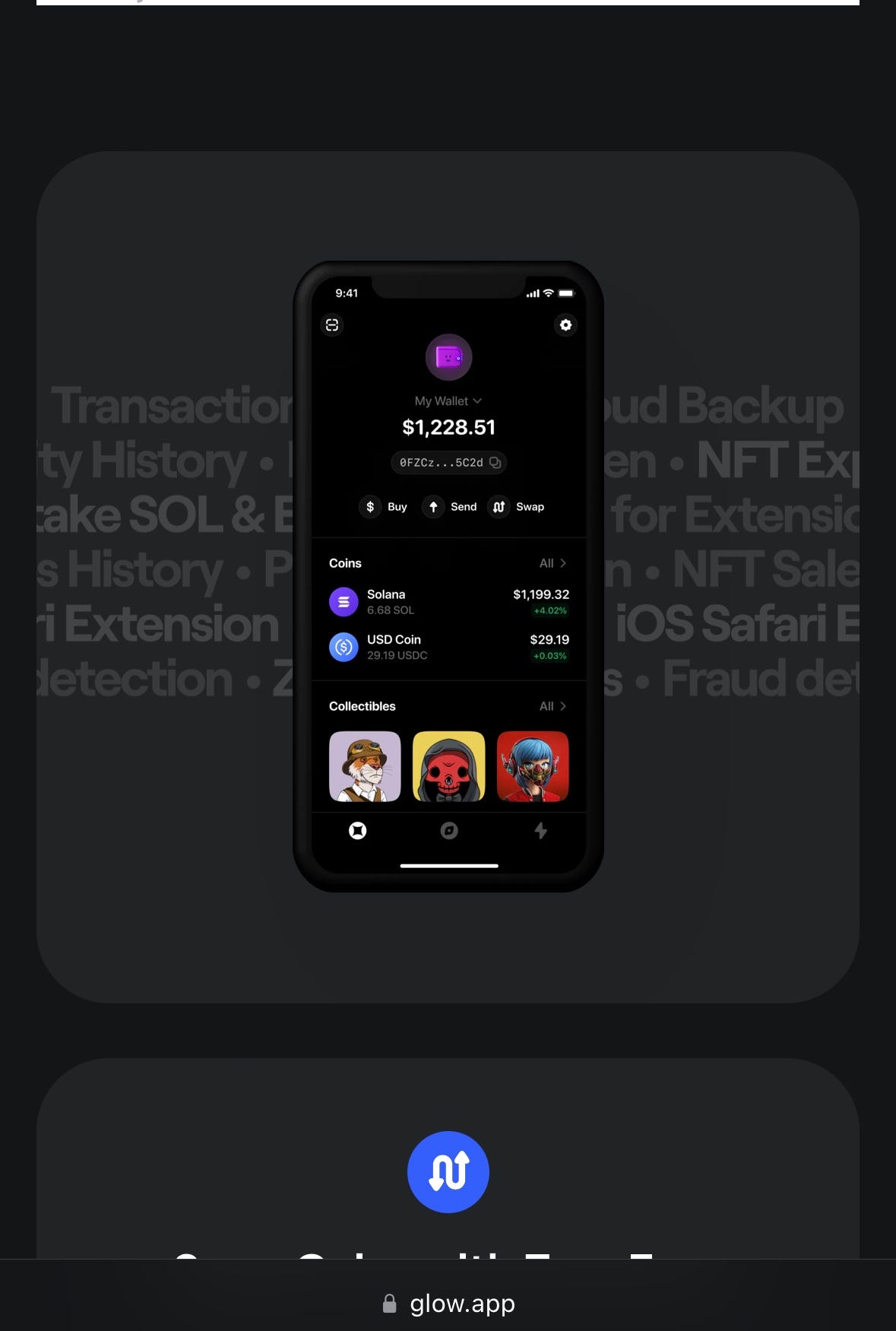 Use Mizumi on Your Phone with Glow Wallet - Mizumi Inc - Medium