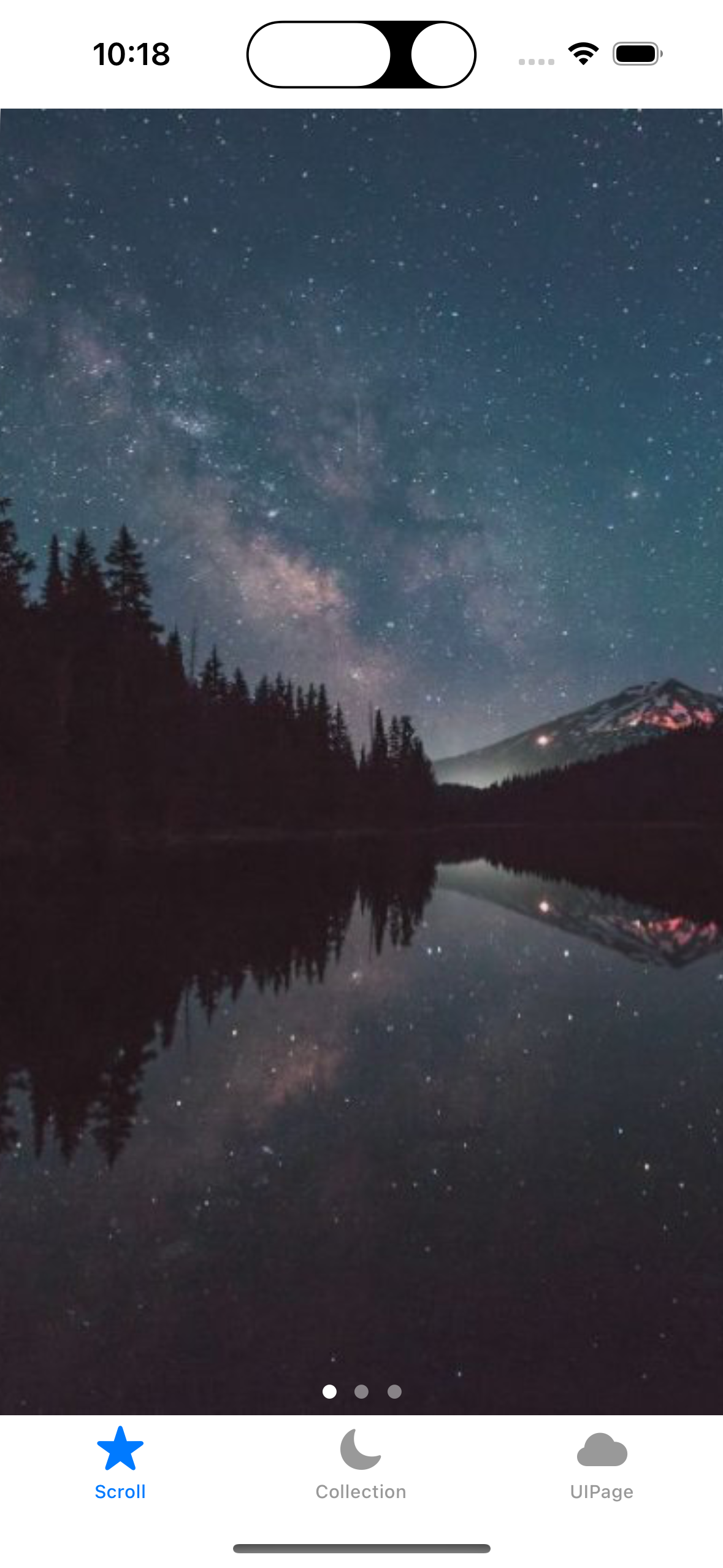 作業目的: 研究 UIScrollViewDelegate protocol 的相關功能，用 Scroll View 搭配 Page Control 製作可縮放圖片的照片瀏覽分頁 **利用 ...