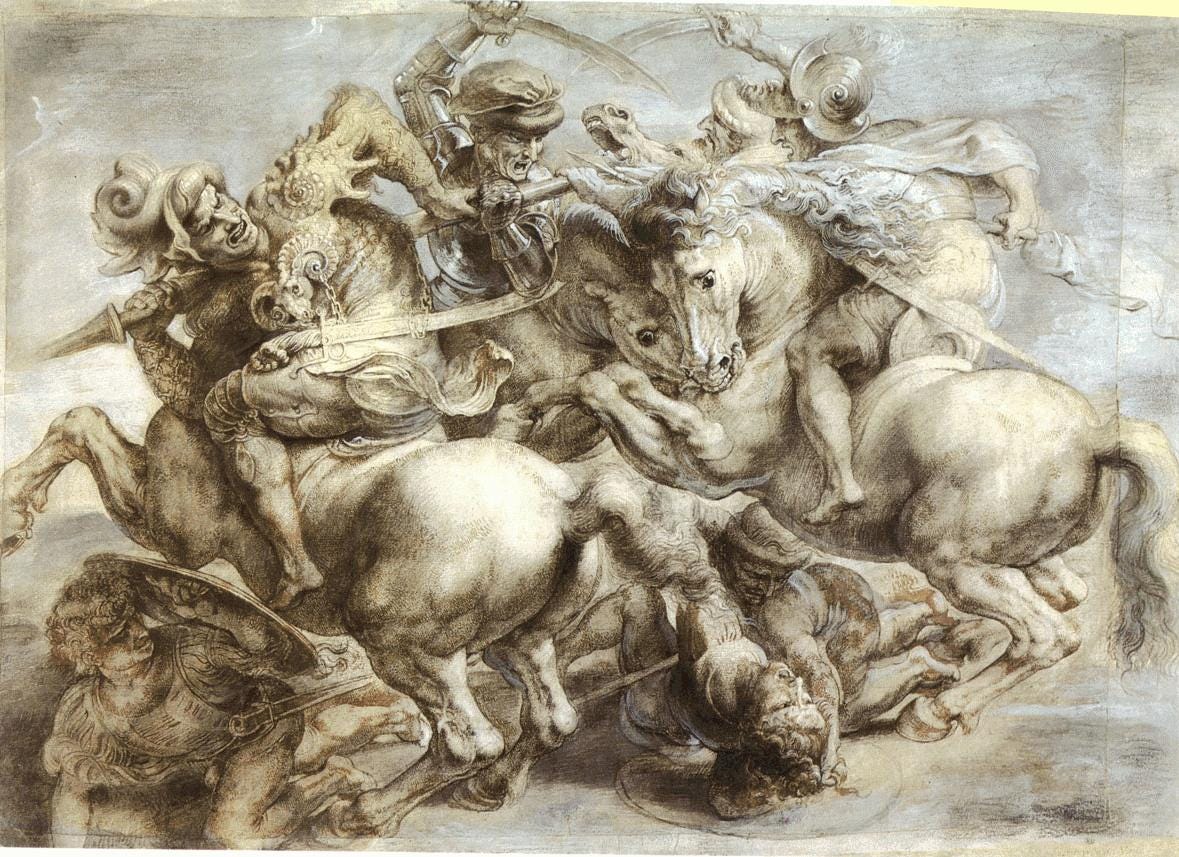 Leonardo Da Vinci’s Magnum Opus. An enormous fresco that was unfinished ...