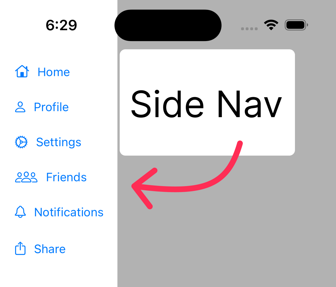 Create a Custom Side Nav in SwiftUI | by Chase | Medium