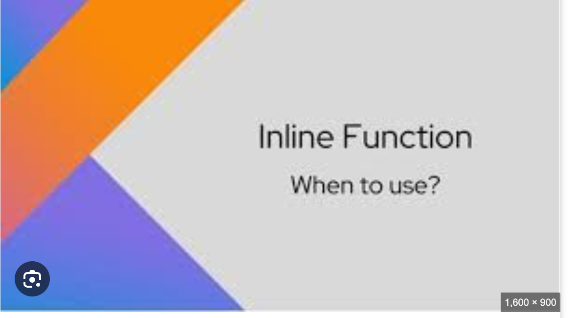 Inline functions — Use cases & Access Restrictions | by Dilipchandar ...