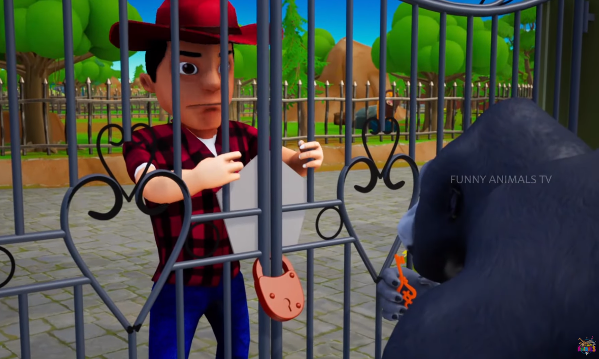 Funny Zoo Animals Unite: A Lesson for the Careless Zoo Keeper — Lion ...