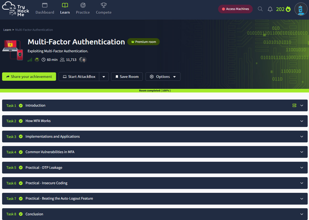 TryHackMe Multi-Factor Authentication|WriteUp By Pronoy | by Pronoy Chandra Day | Medium