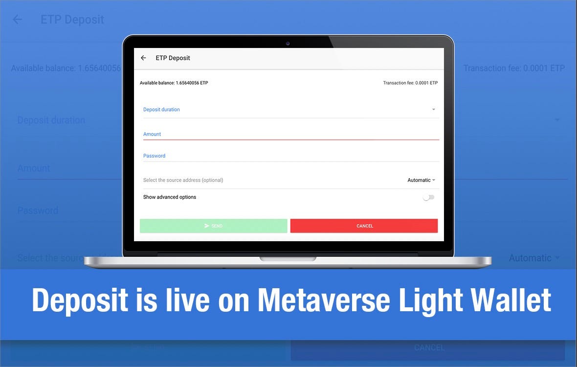 Metaverse Light Wallet — — 0.1.1 Beta decay is live | by Metaverse ...