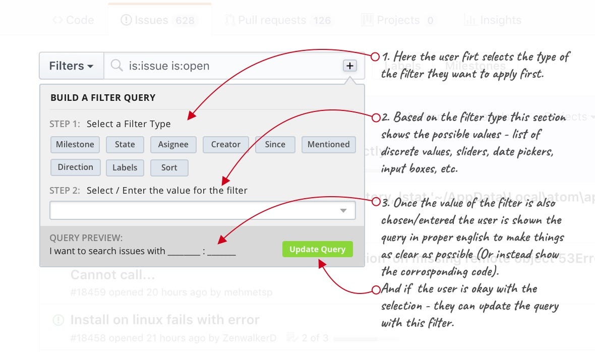 Can Github’s filters be more accessible? | by ☯ Prakhar Bhardwaj ☯ | Medium
