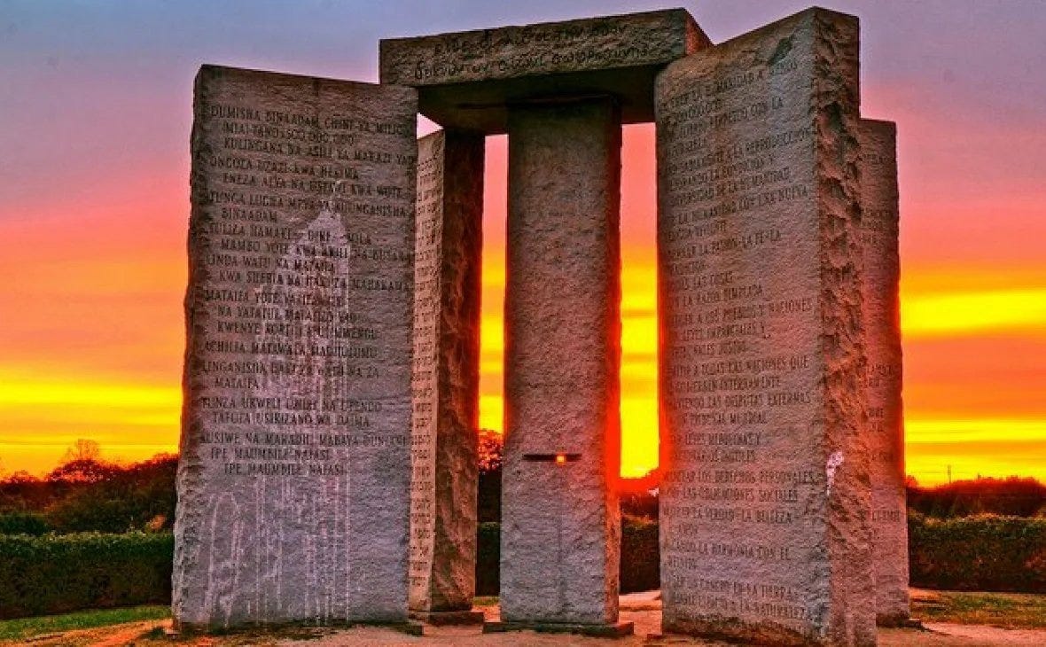 The Mysterious Legacy of the Georgia Guidestones: Controversy ...