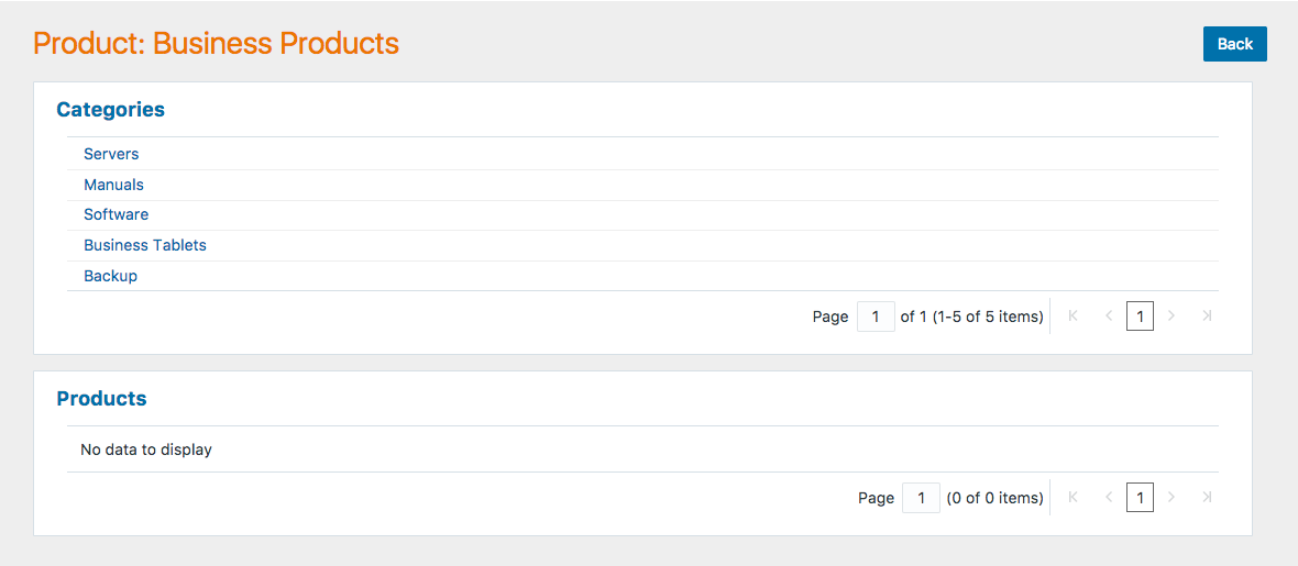 Showing a Product Directory from Oracle Sales Cloud in Visual Builder ...