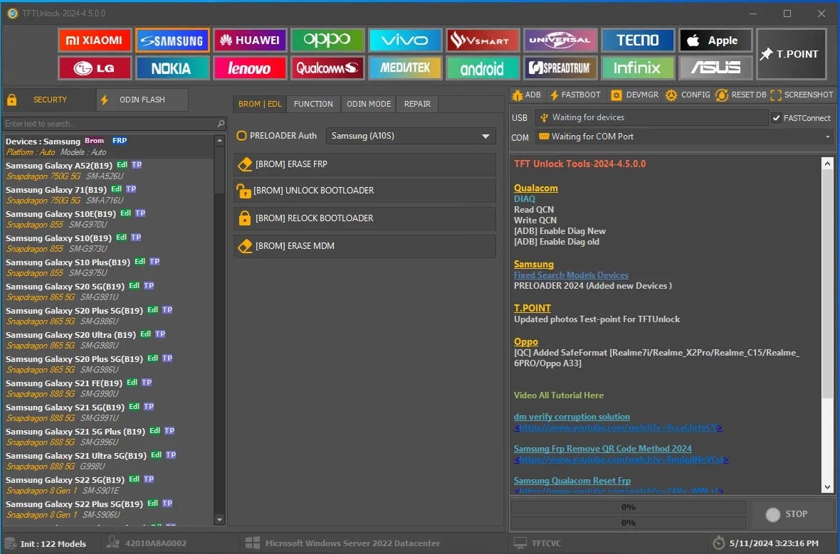 TFT Unlock Tool 4.5.0.0 Download 2024 - GSM Jony - Medium