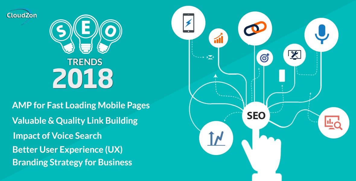 SEO Trends 2018 : Top 5 Leading SEO Trends & Techniques for 2018 | by CloudZon inc | Medium