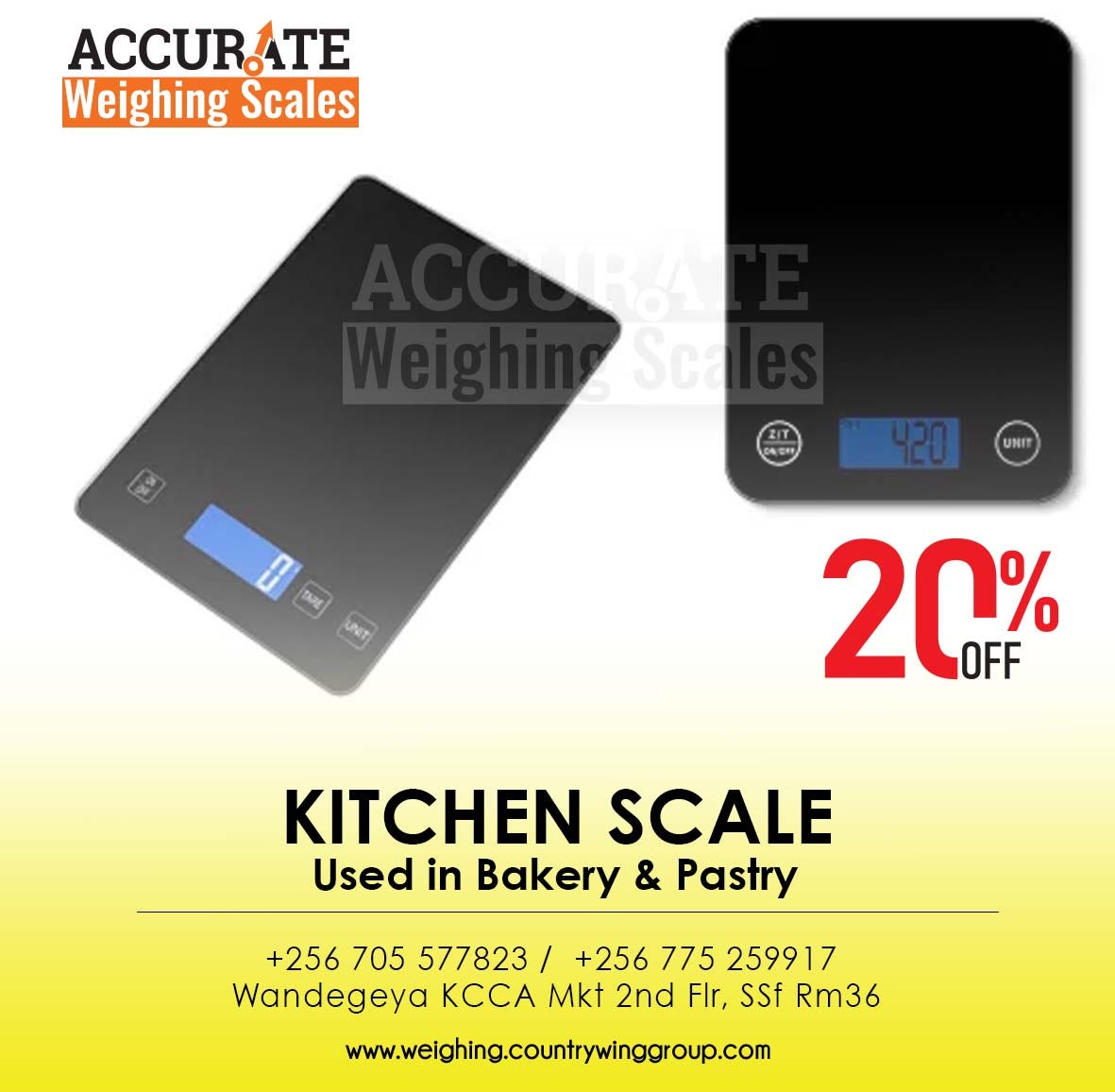 Becknell industrial kitchen tabletop weighing scales - Tableaczet - Medium