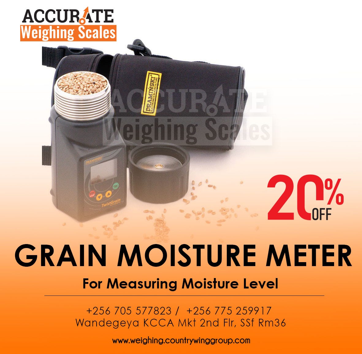 GRDramniski Grain moisture meter with temperature resolution readings ...