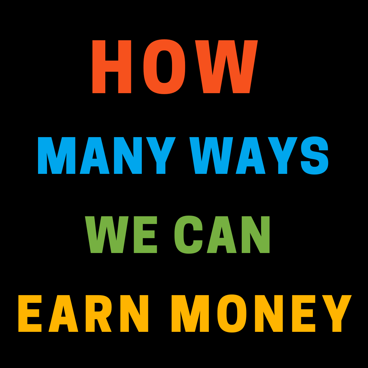 How Many Ways You Can Earn Money? | by Imtiyaaz khan | May, 2024 | Medium