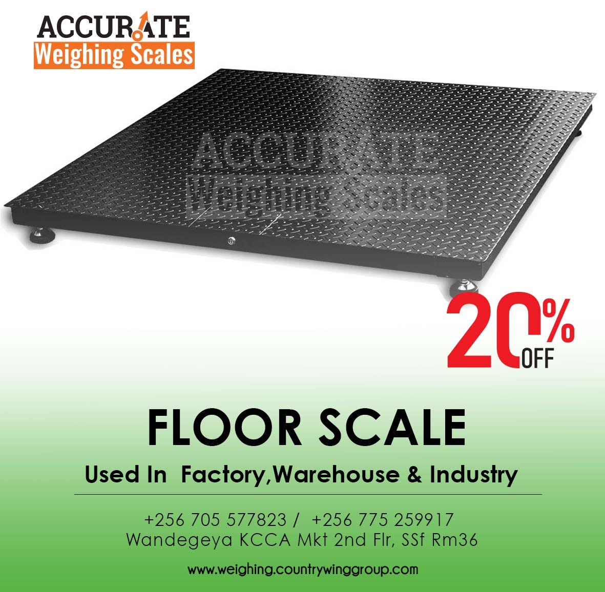 heavy-duty waterproof platform weighing scales in Kampala ...