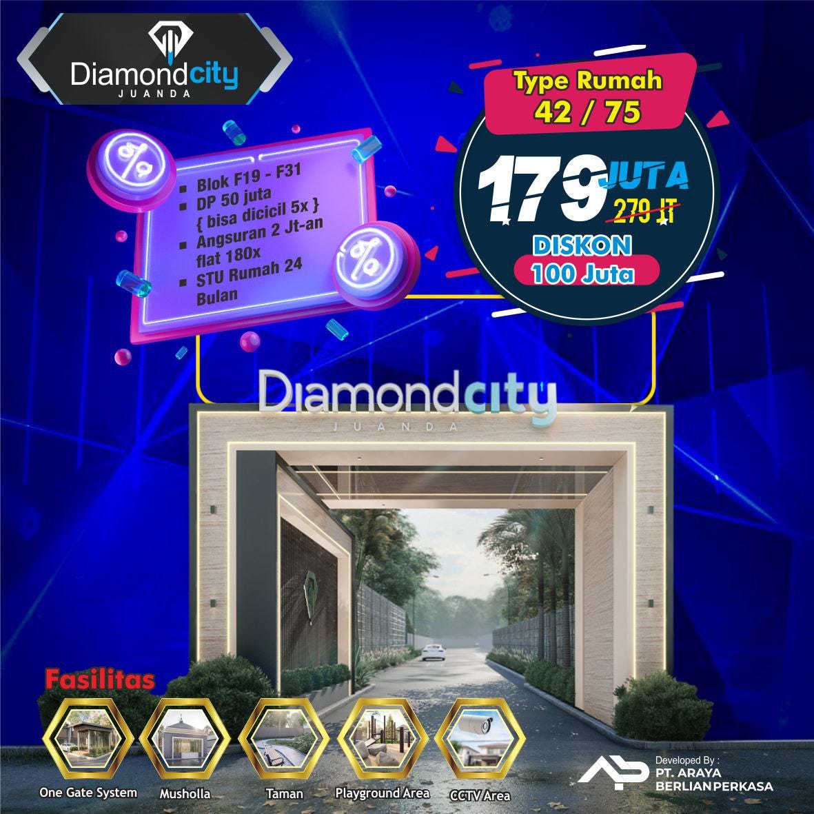 Termewah, WA 0821–2810–3266 Dijual Rumah Mewah Di Sidoarjo, Diamond City Juanda 1 | by ...