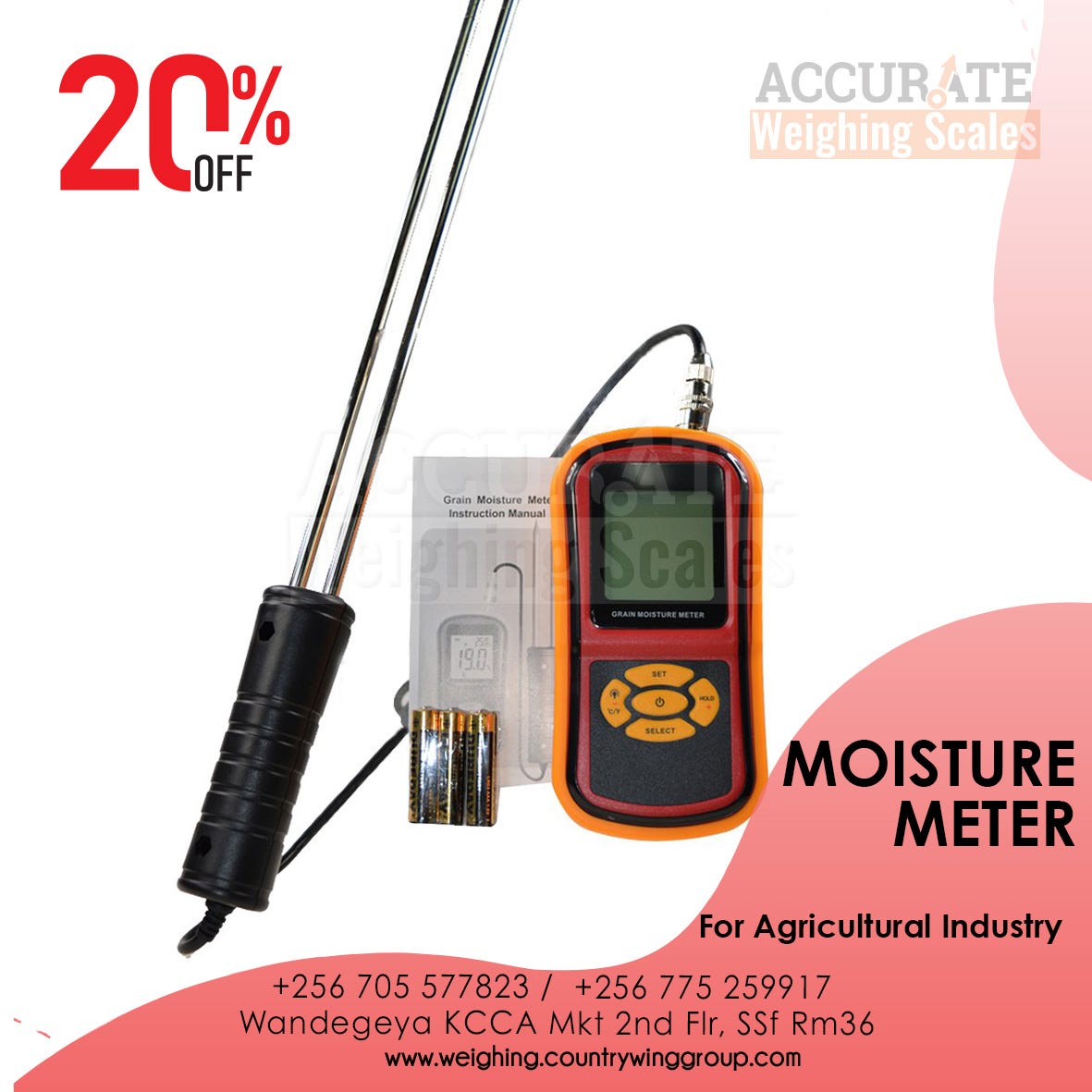 Grain Moisture Meter GM640 Pin type Supplier in Kampala | by Truck Axle ...