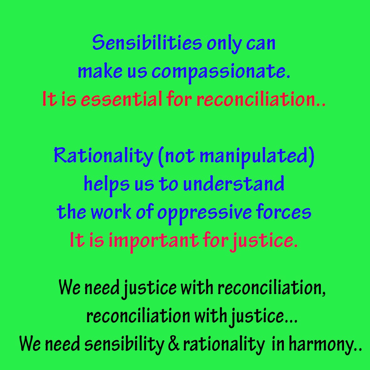 Sensibility vs Rationality. Much philosophical discussion has… | by ...