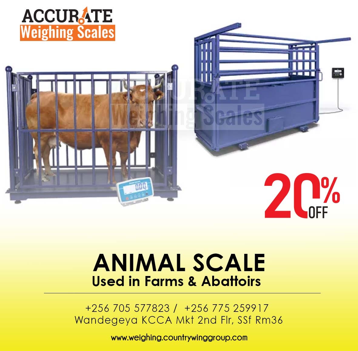 · AC/DC adaptors for cattle weighing scale weight indicators in Kampala ...