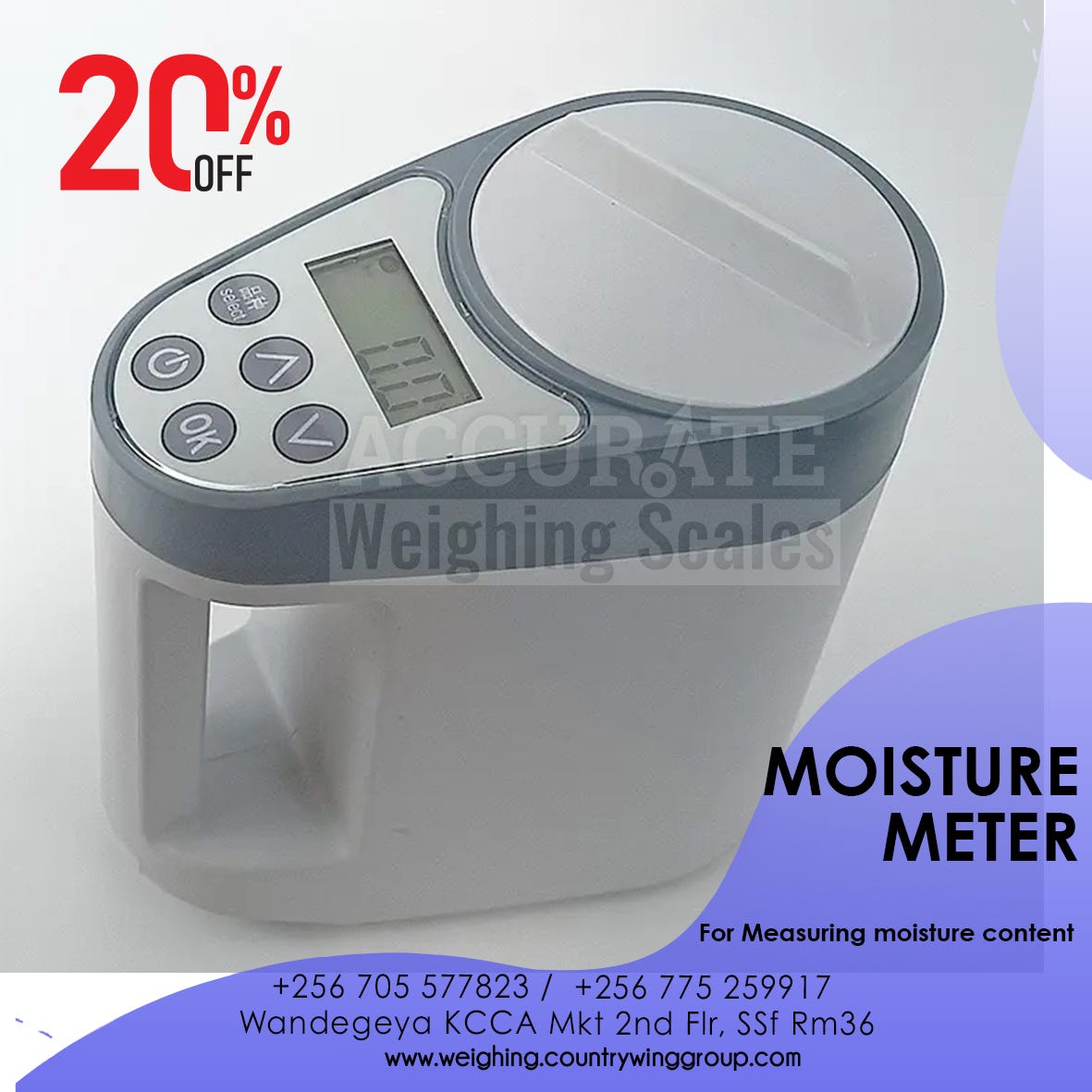 Electronic Rice grain moisture meter in Kampala Uganda | by Top ...
