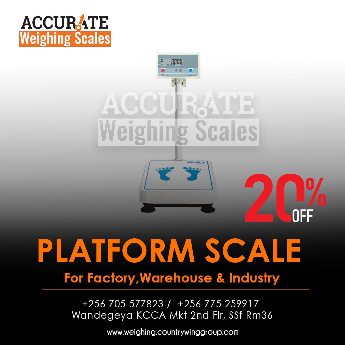 Platform scales designed for light duty measurements ...
