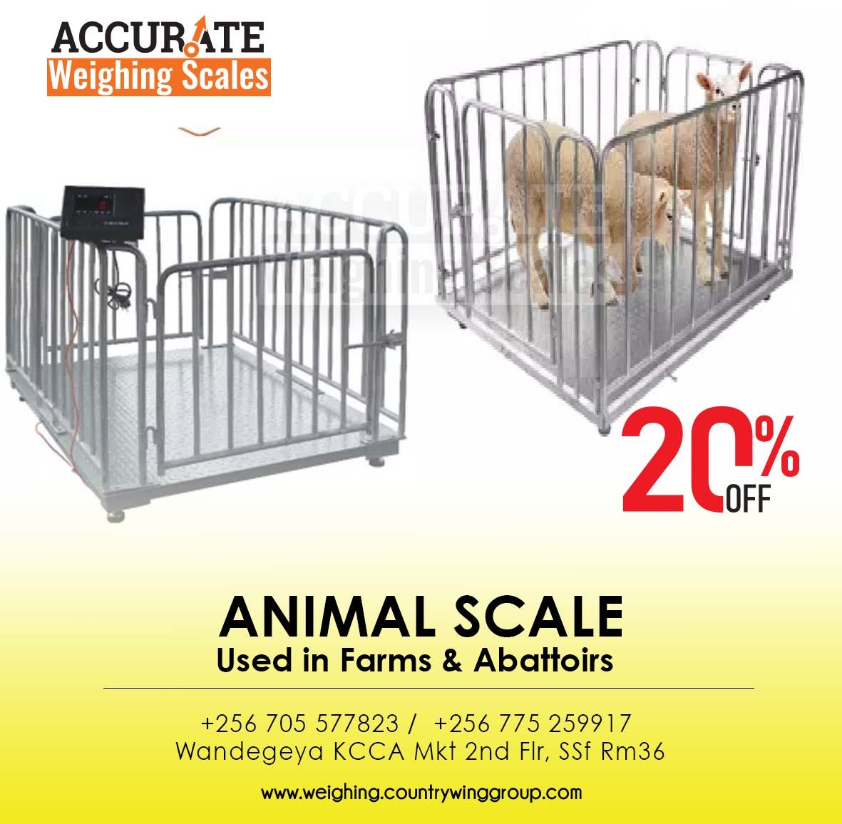 · sheep weighing scale with 4 sliding doors for easy operation ...