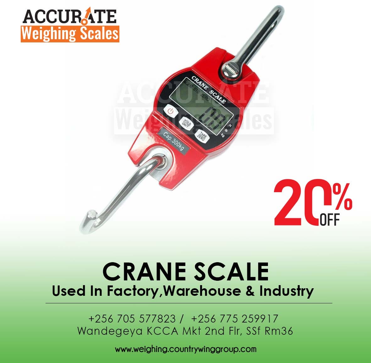 digital crane weighing scale for commercial use in Kampala A mini crane ...
