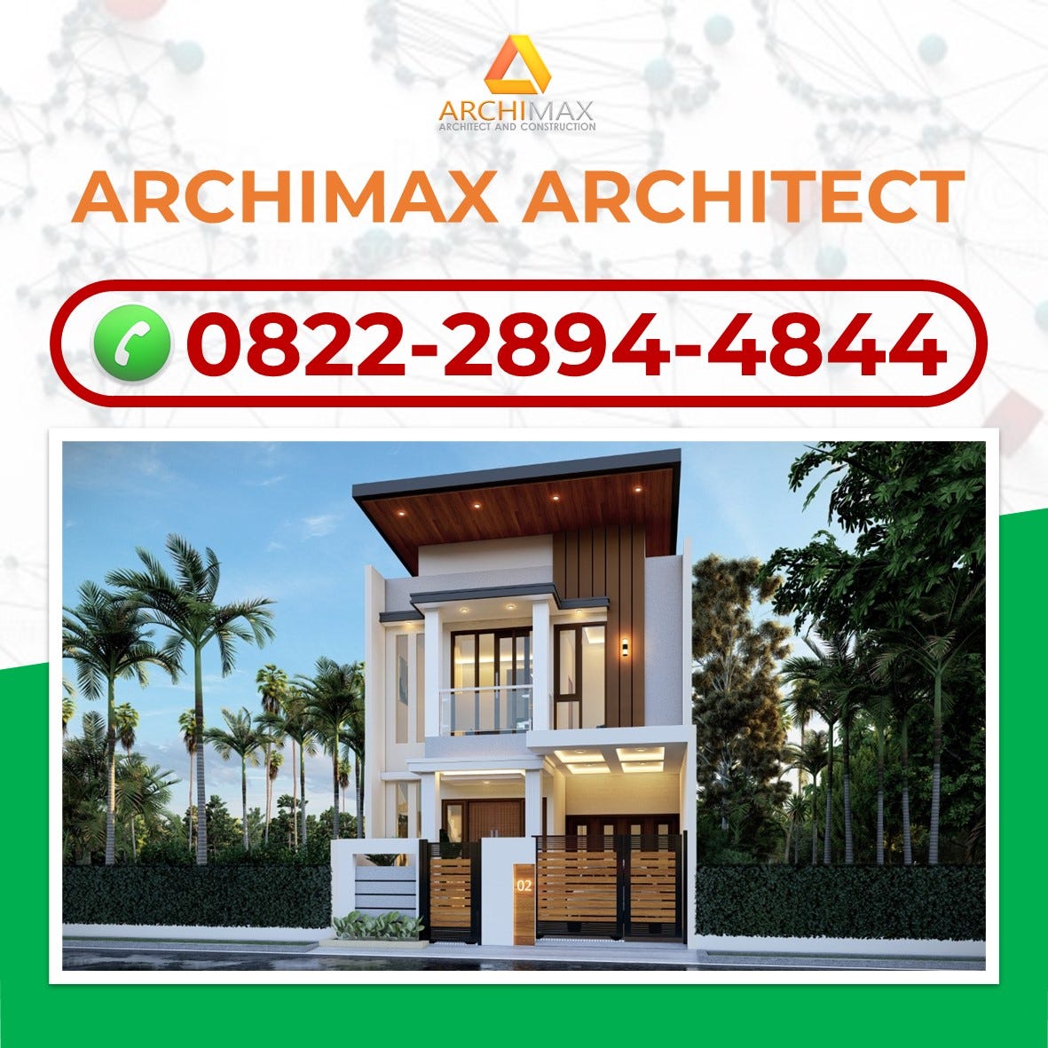 Paket Desain Rumah Bali Bogor. WA 0822–2894–4844, Archimax Architect ...