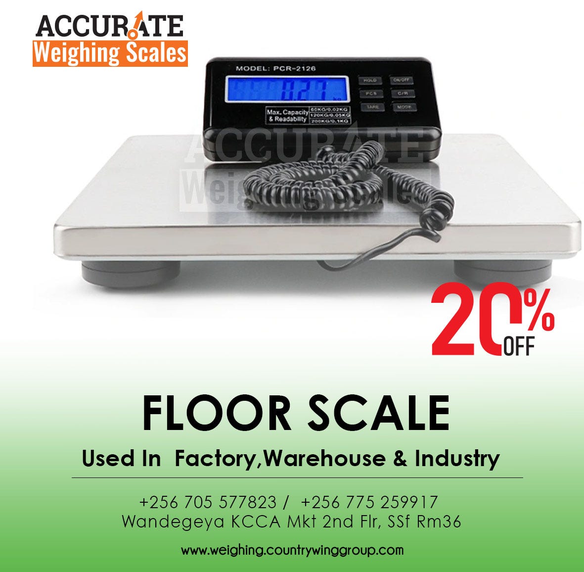 large industrial waterproof floor weighing scales in Kampala ...