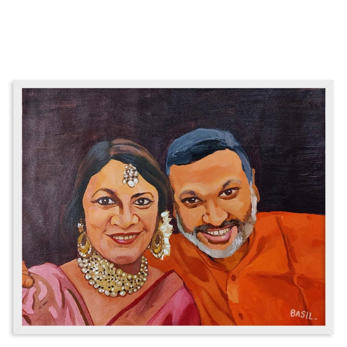 artAcrylic Painting Portrait by Basil Joseph Varghese - Atypical ...