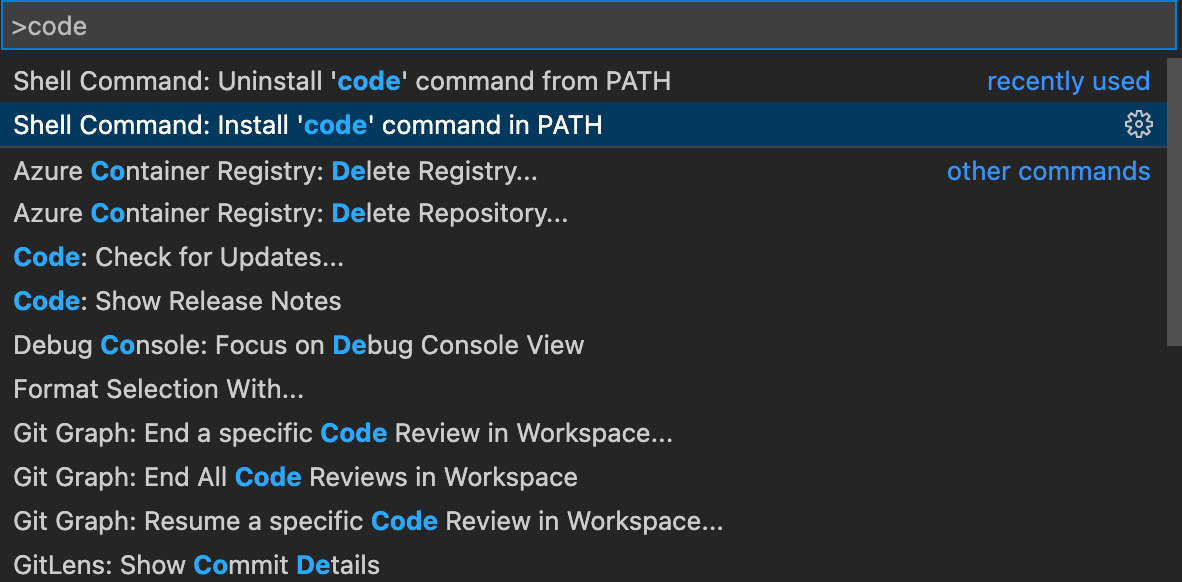How to open Visual Studio Code with a code command in the terminal ...