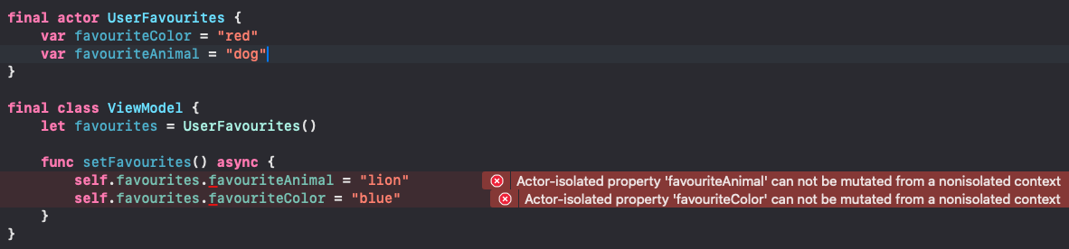 Swift’s isolated keyword: A small trick to simplify code in actors | by Noah Little | Medium