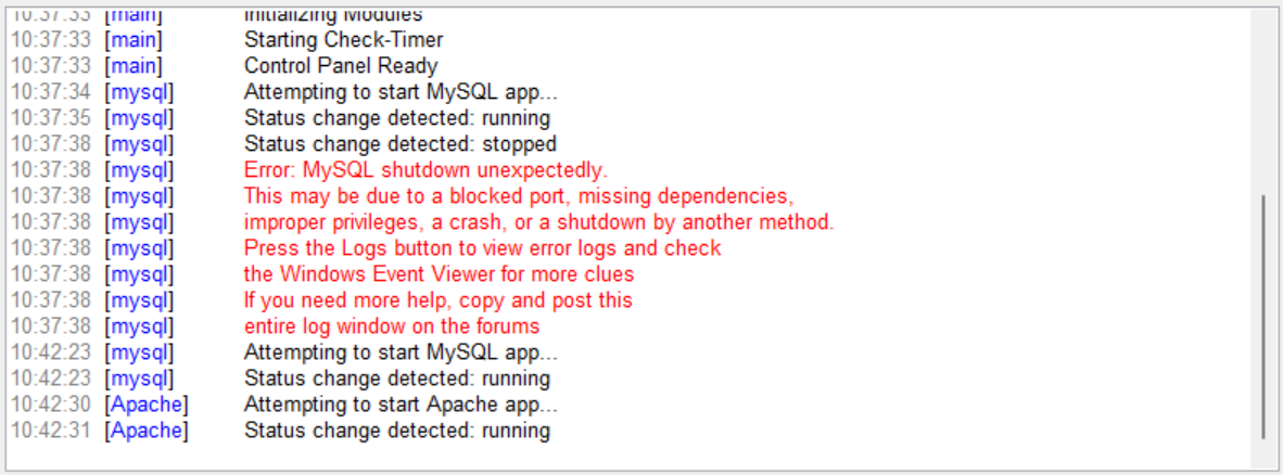How can I solve “Error: MySQL shutdown unexpectedly”? - Arvind Prajapati - Medium