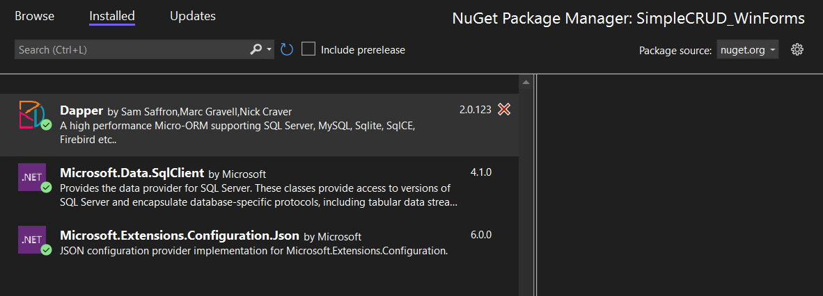 CRUD simples com WinForms usando Dapper | by André Foresti | Medium