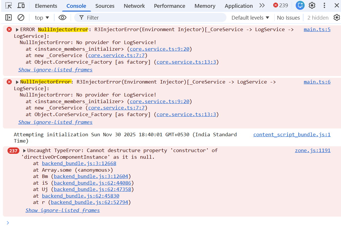 Angular Null Injector Explaination : Injecting Services into Services ...
