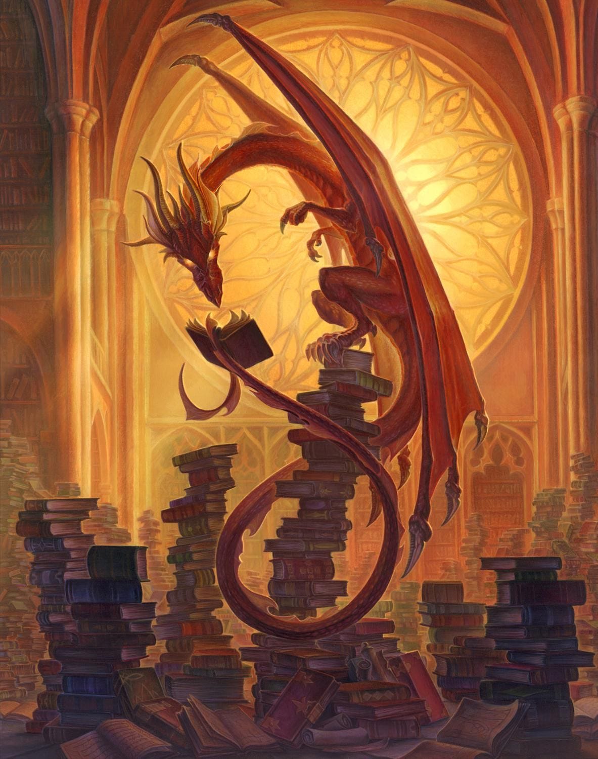 Treasure-Haunting Dragons. You would certainly find Dragons in the ...