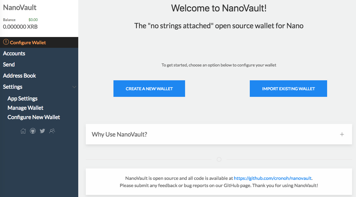 NanoVault — Open Source wallet for Nano (XRB) — Review | by Draft on ...