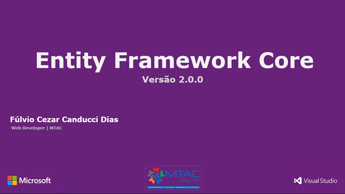 Microsoft Entity Framework Core 2.0 | by Fulvio Cezar Canducci Dias ...