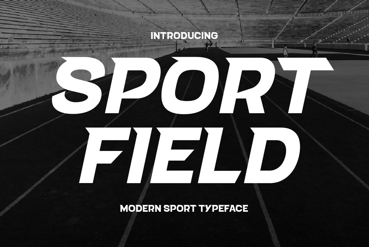 Sport Field Font | by Graceglimmer | Medium