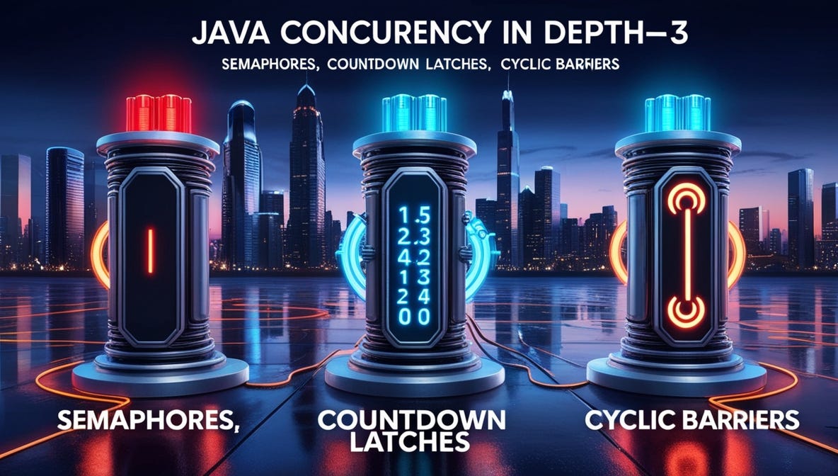 Java Concurrency In Depth 3 Semaphores Countdown Latches Cyclic