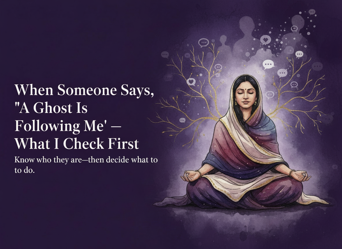 When Someone Says, “A Ghost Is Following Me” — What I Check First | by ...