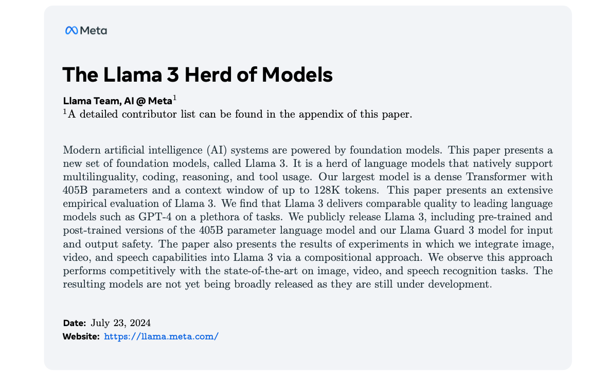 Llama 3.1: Everything You Need to Know About Meta’s Latest AI-Language ...