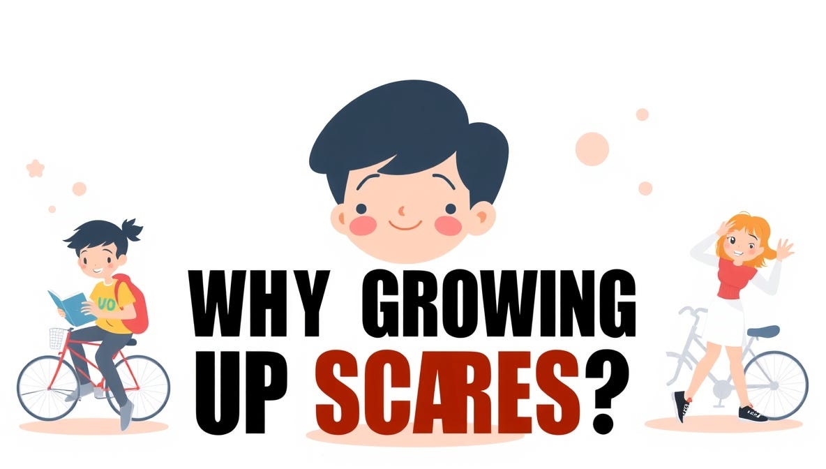 Why Growing Up Feels Scary but Necessary | by Ahmad Azlan | Activated ...