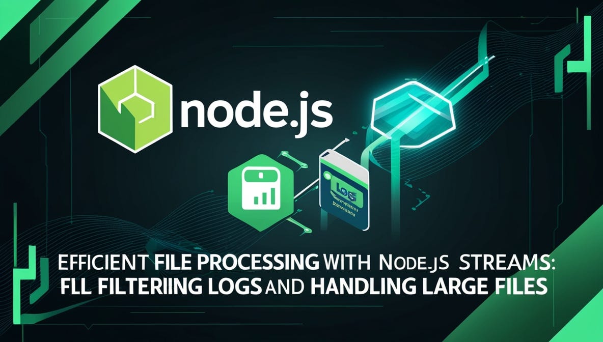 Efficient File Processing With Nodejs Streams Filtering Logs And Handling Large Files By 4191