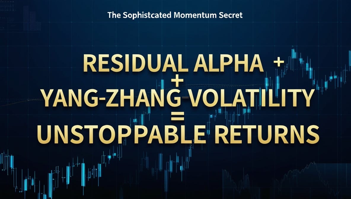 The Sophisticated Momentum Secret: Residual Alpha + Yang-Zhang ...