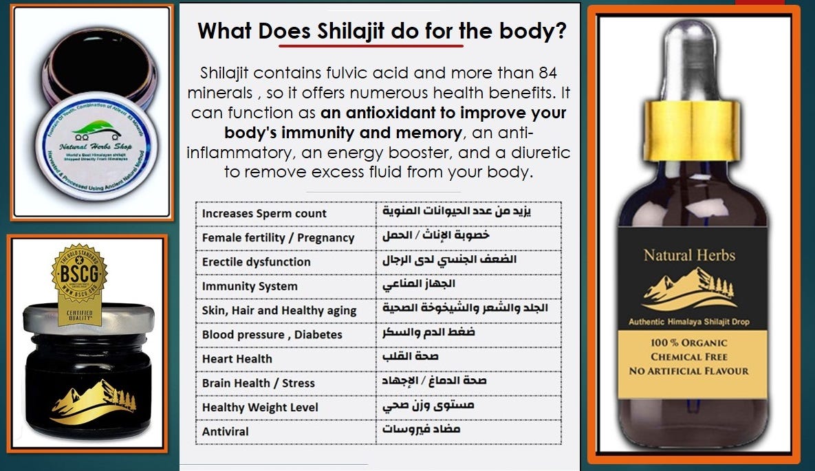 What does Shilajit do in the body? | by Shilajit Himalayas | Medium