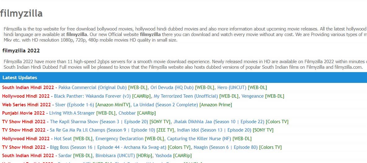 Filmyzilla Movie Filmyzilla Com Filmyzilla in | by Rohit Verma | Medium