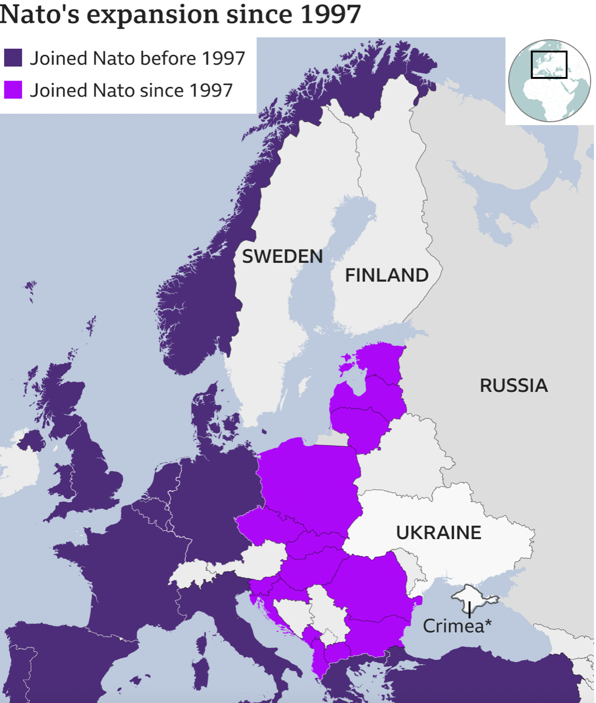 A Potential Nato expansion: Article Used: https://www.bbc.co.uk/news ...