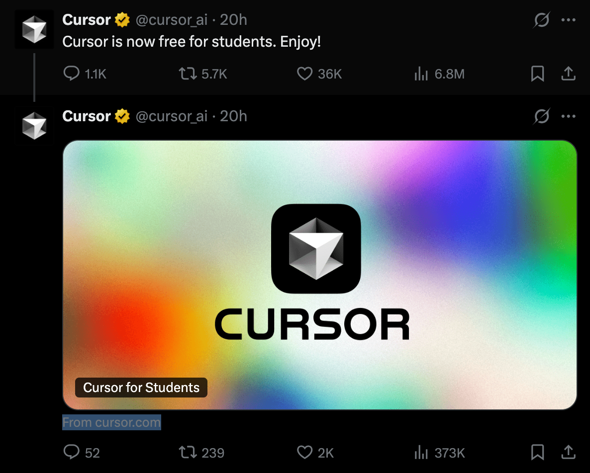 Cursor Pro is Now Free for Students | by TheMindShift | Let’s Code Future | Medium