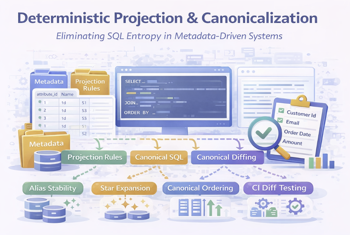 Deterministic Projection & Canonicalization — Eliminating SQL Entropy ...