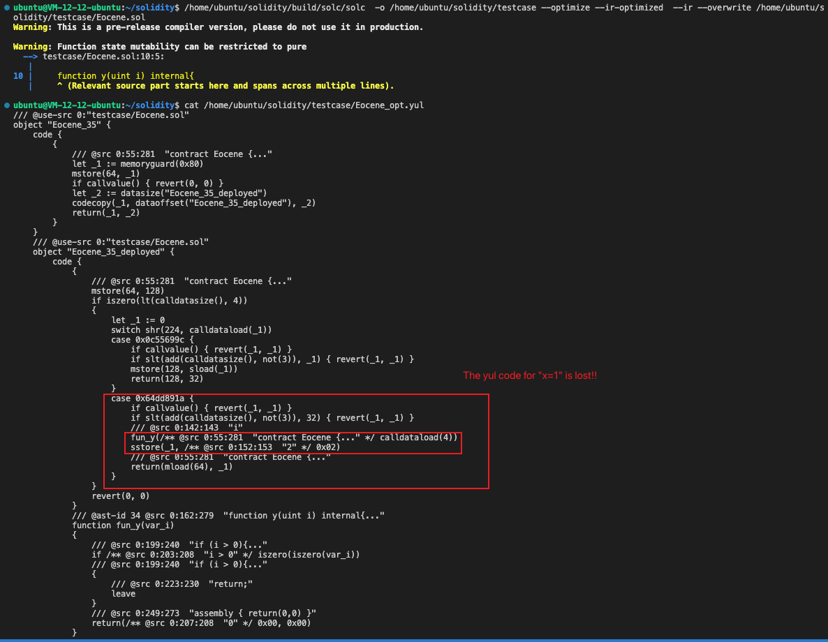 Solidity compiler medium-high risk vulnerability：Analysis of storage Write removal on ...