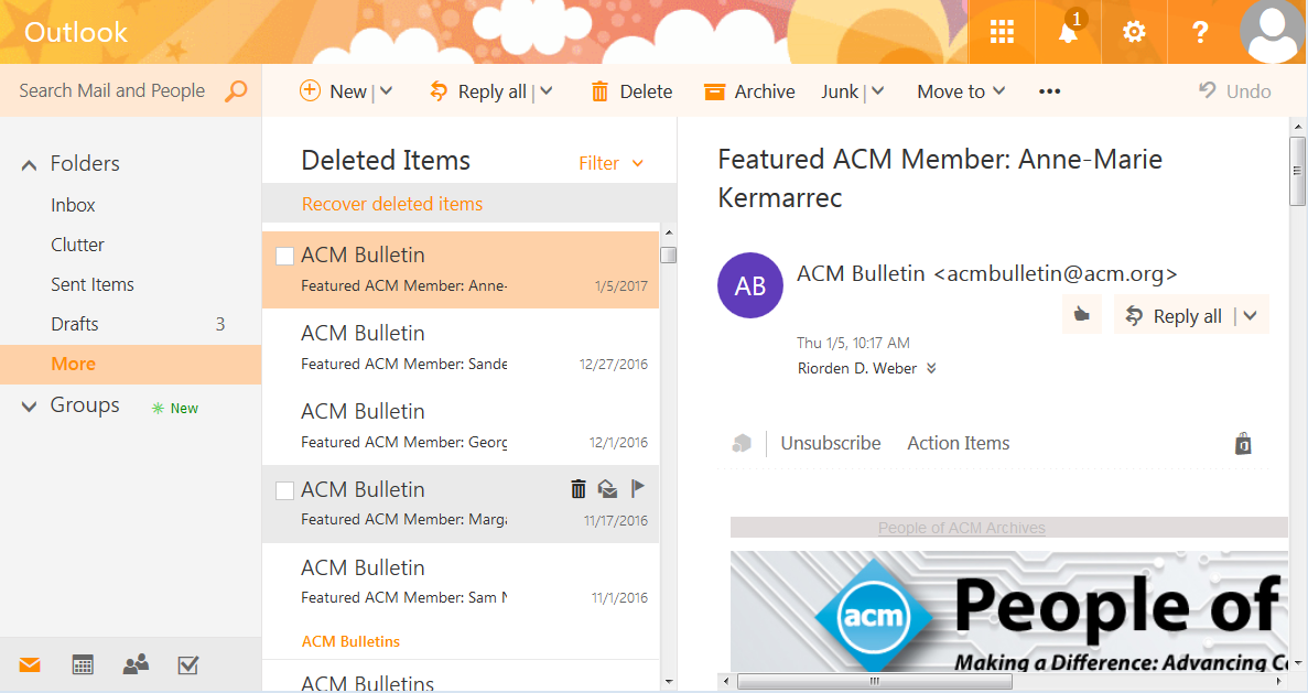 Enable Microsoft Office Outlook classic (light version) on web —Look ...